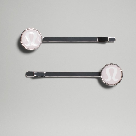 lululemon athletica | Accessories | Nwt Logo Bobby Pins Flush Pink ...